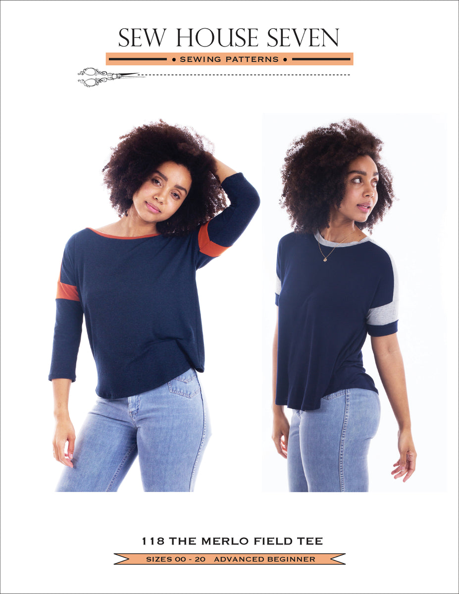 Introducing The Merlo Field Tee PDF Pattern! – Sew House Seven