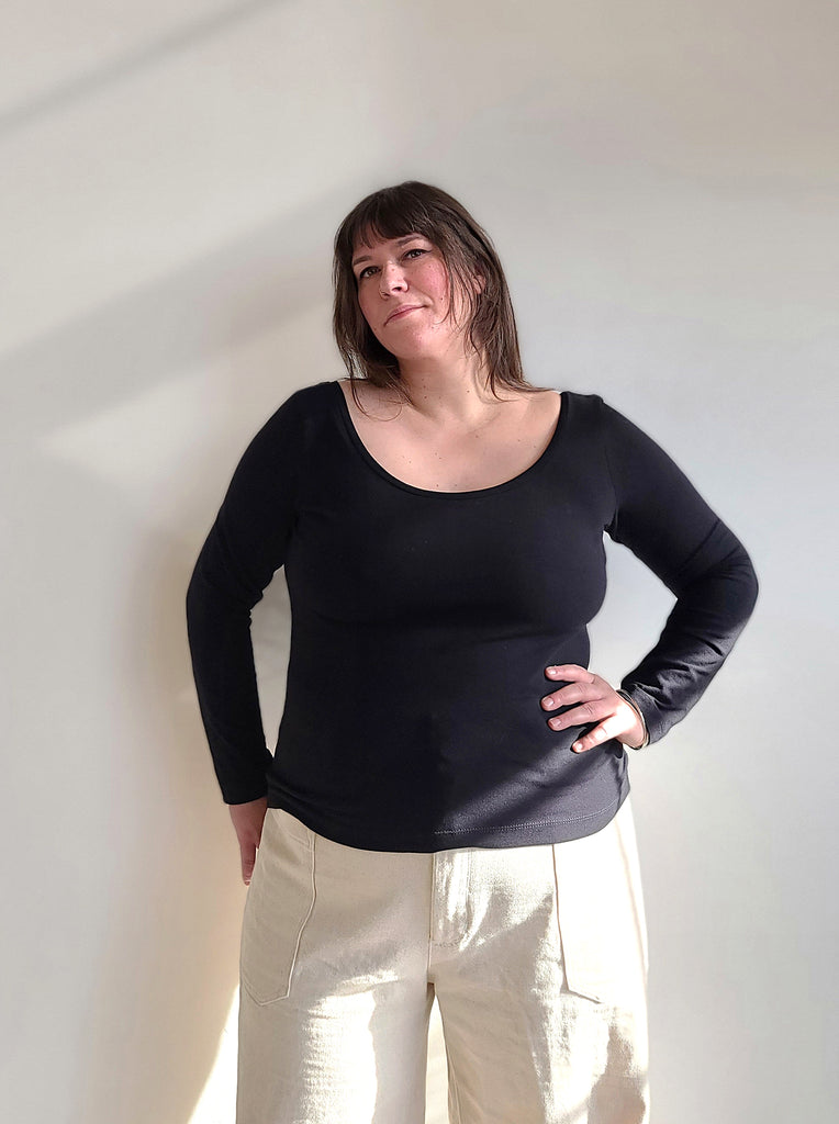 Skyline Tee Curvy Fit Sewing Pattern (PDF) – Sew House Seven