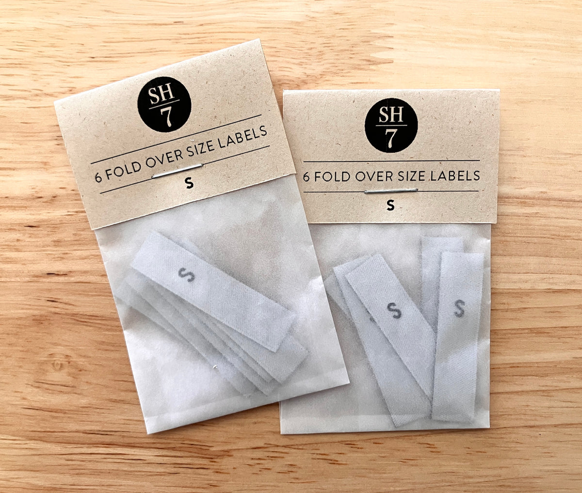 Size Labels - SMALL (S) - White – Sew House Seven