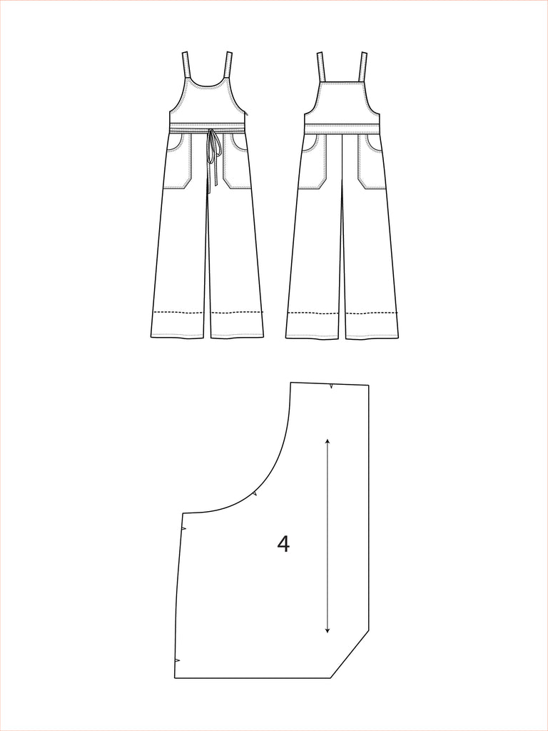 Burnside Bibs Alternate Pocket Expansion Pattern (PDF) – Sew House Seven