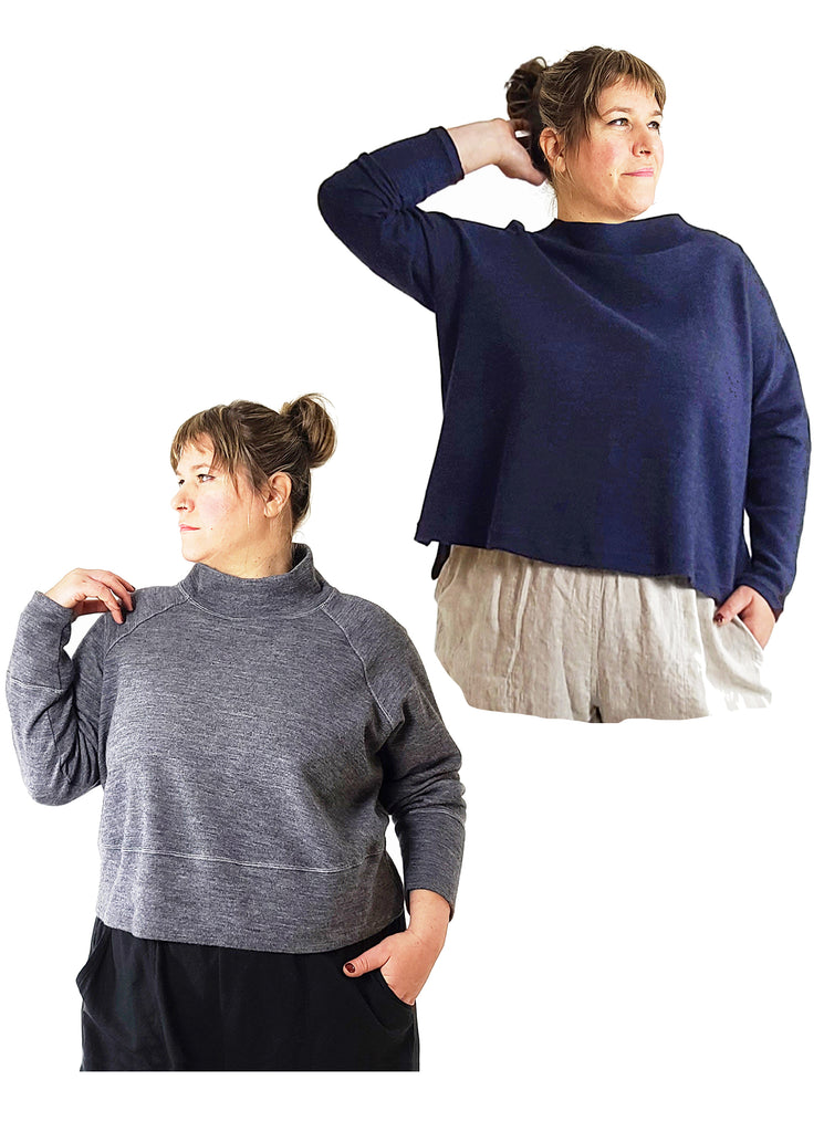 Toaster Sweaters #1 & #2 Curvy Fit Sewing Patterns (PDF) – Sew House Seven