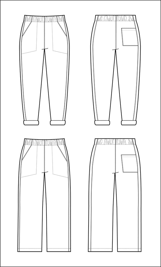 Free Range Slacks Curvy Fit Sewing Pattern (PDF) – Sew House Seven