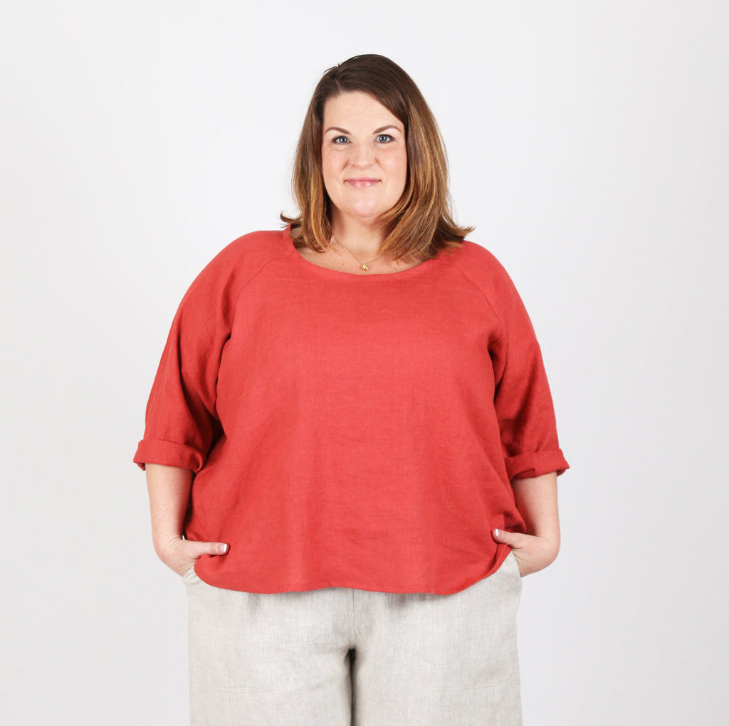 Remy Raglan Top Curvy Fit Sewing Pattern (PDF) – Sew House Seven