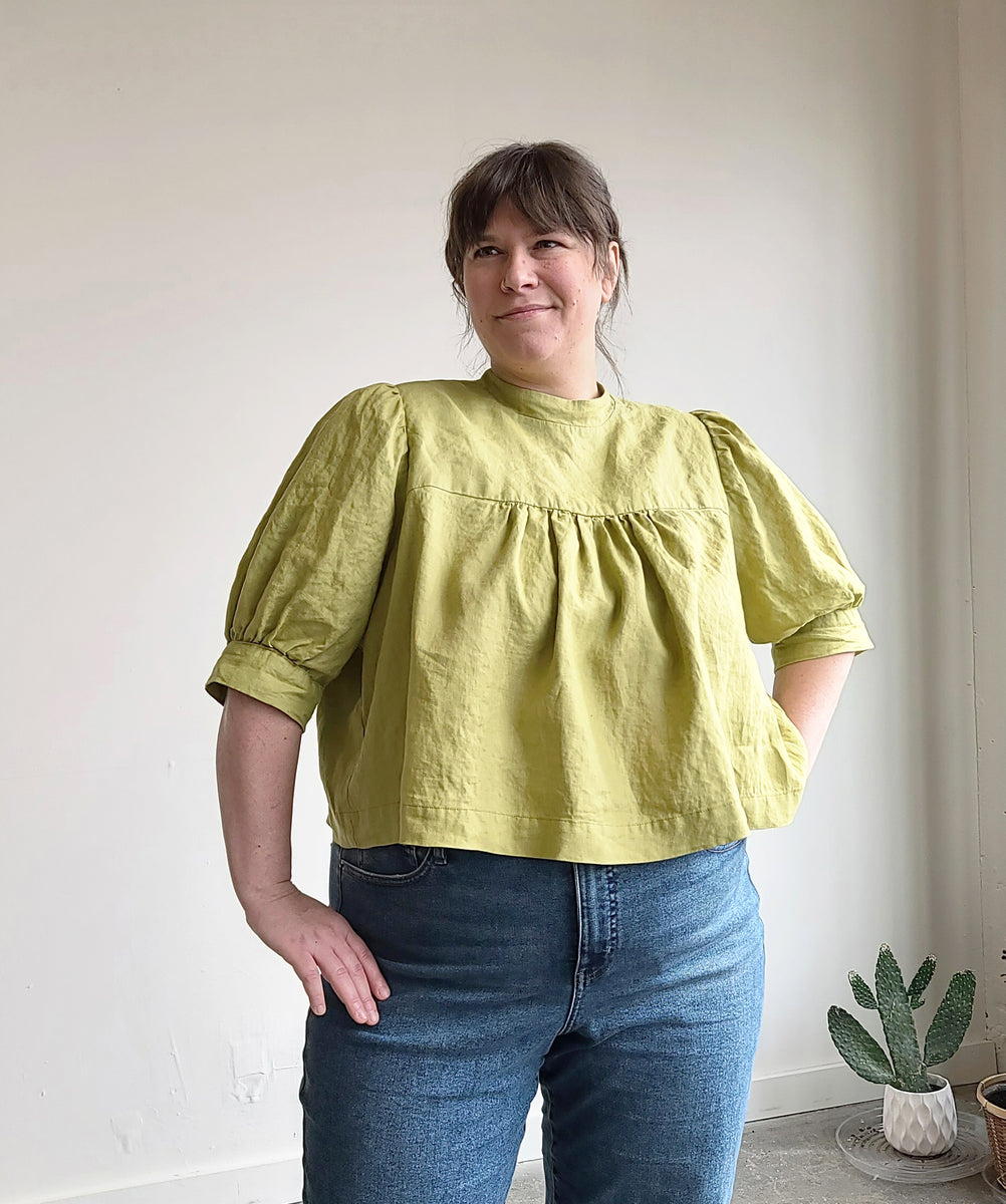 Regalia Blouse Curvy Fit Sewing Pattern (PDF) – Sew House Seven