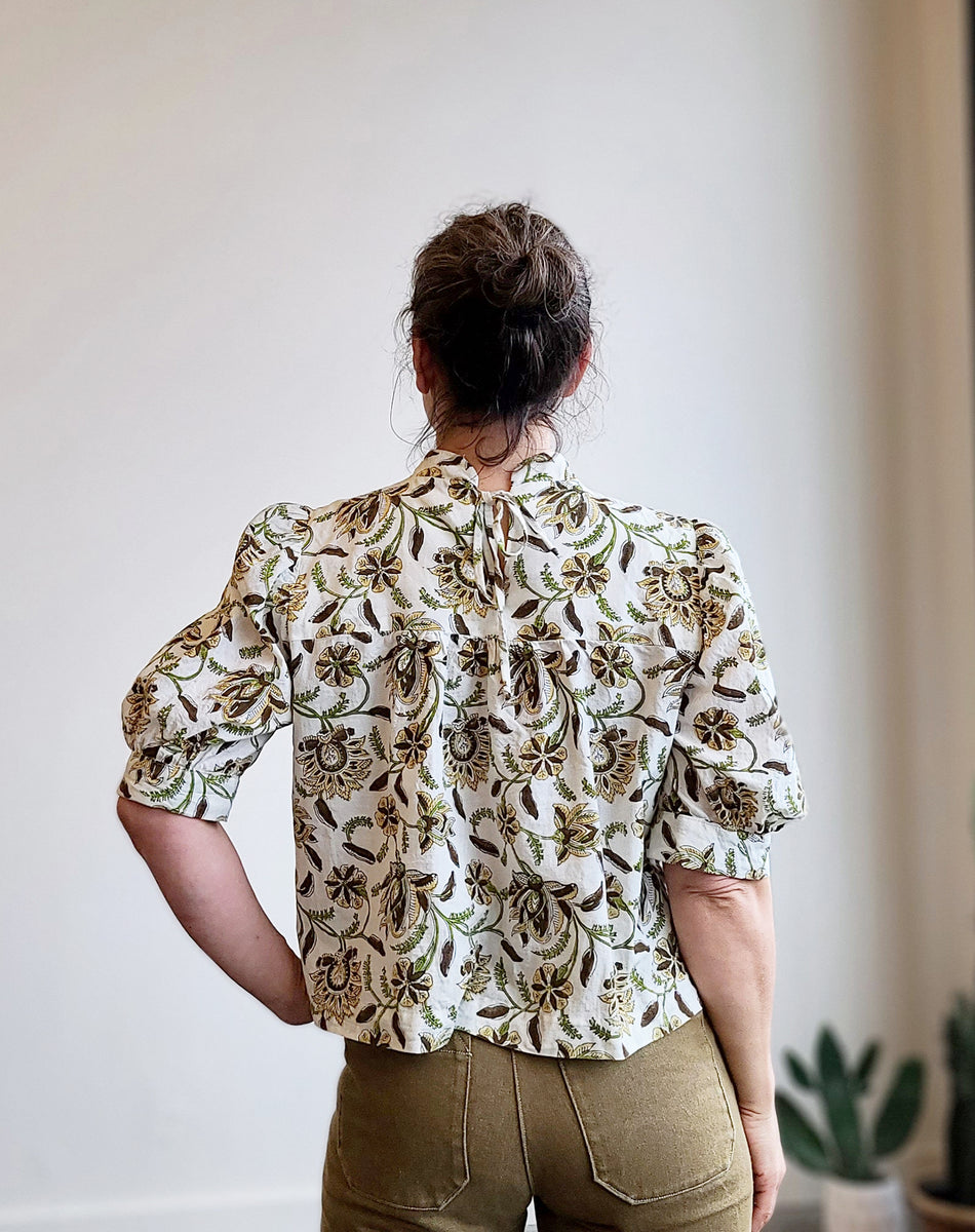 Regalia Blouse Sewing Pattern (PDF) – Sew House Seven